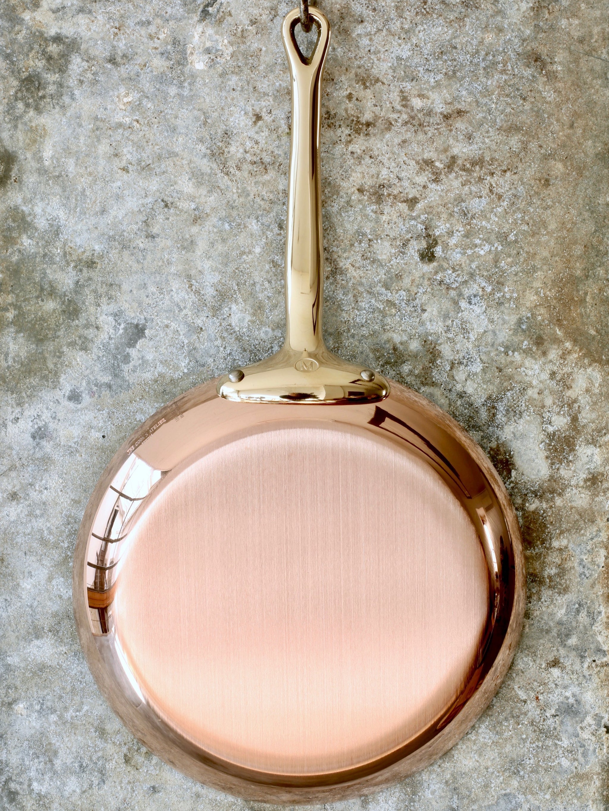 Copper Round Fry Pan - 26 cm